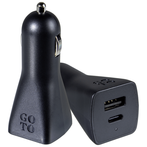 MorningSave: 2-Pack: GoTo Dual USB-A & USB-C Car Charger