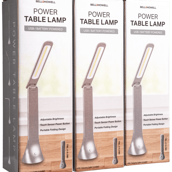 SideDeal: 3-Pack: Bell & Howell Power Table Lamps