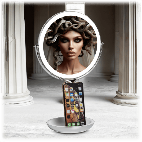 Meh: Sharper Image SpaStudio 8” LED Vanity Mirror with Wireless ...