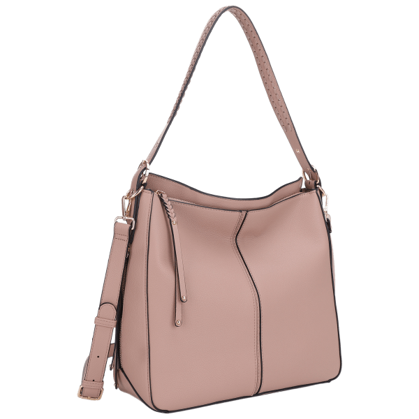 MorningSave: Malibu Skye Claire Handbag with Whipstitch Detail Handle