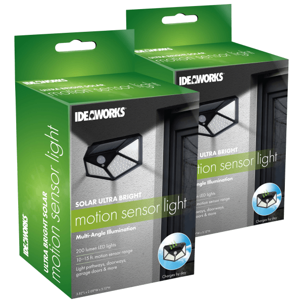 MorningSave: 2-Pack: Solar Ultra Bright Motion Sensor Light