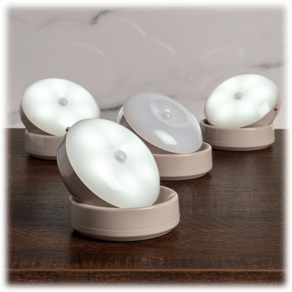 SideDeal: 4-Pack: SecureBrite 360 Motion Sensor LED Light with Magnetic ...
