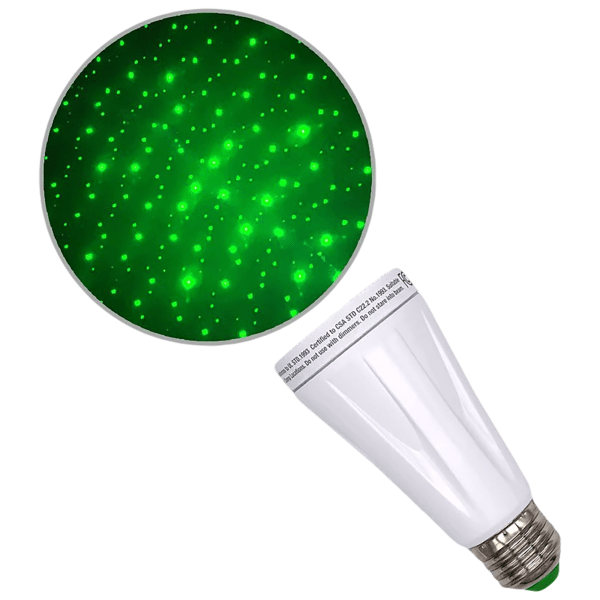SideDeal: 2-Pack: BlissLights BlissBulb Laser Star Projecting Bulbs