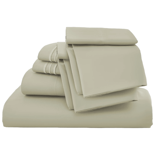 MorningSave: Hannah Linen 6-Piece 1800 Series Premium Sheet Set