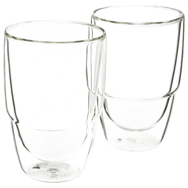 MorningSave: 2-Pack: Victor & Victoria Double Wall Glass