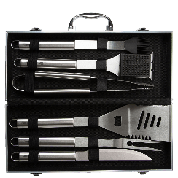 MorningSave: Brookstone 6-Piece Stainless Steel Grill Set