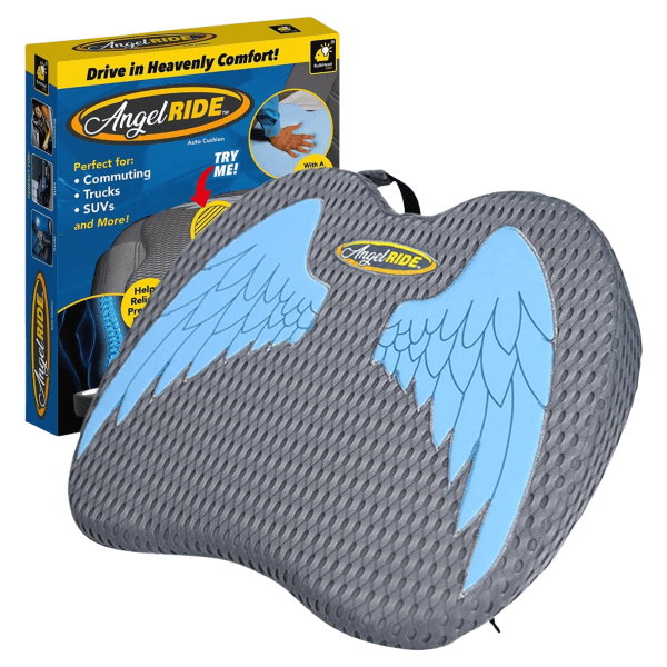 MorningSave: 2-Pack: Angel Ride Car Seat Cushion Extra Comfy Blue Wing ...