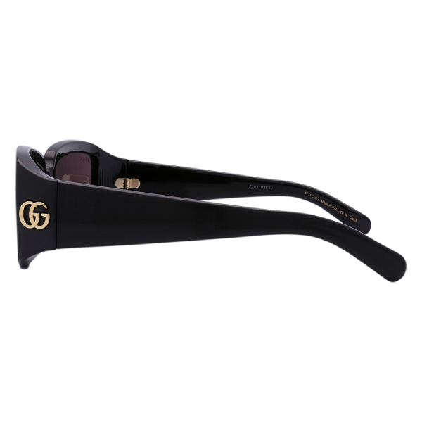 Shop Univision: Gucci Gafas de Sol Rectangulares con Lentes Grises de ...