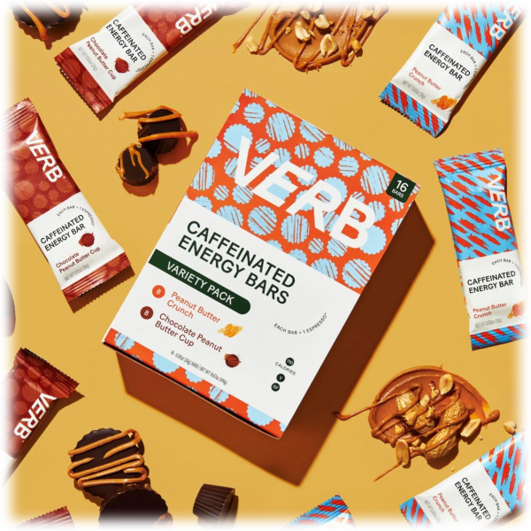 Meh: 64-Pack: VERB Caffeinated Energy Bars