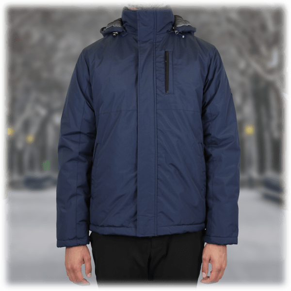 MorningSave: Men's Heavyweight Presidential Jacket with Detachable Hood