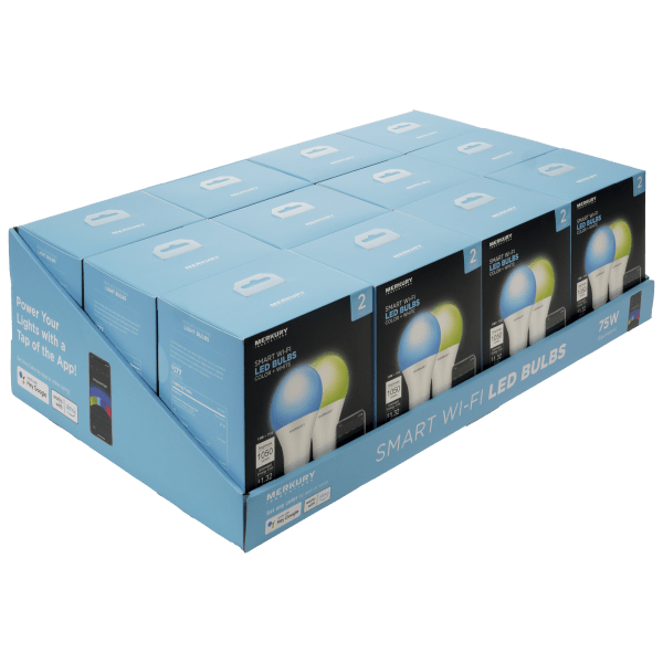 Meh: 24-Pack: Merkury Multicolor + White Dimmable Smart Bulbs