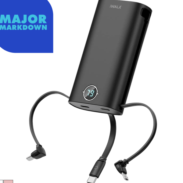 MorningSave: iWalk PowerSquid 9000mAh Power Bank w/ Built-In USB-C ...