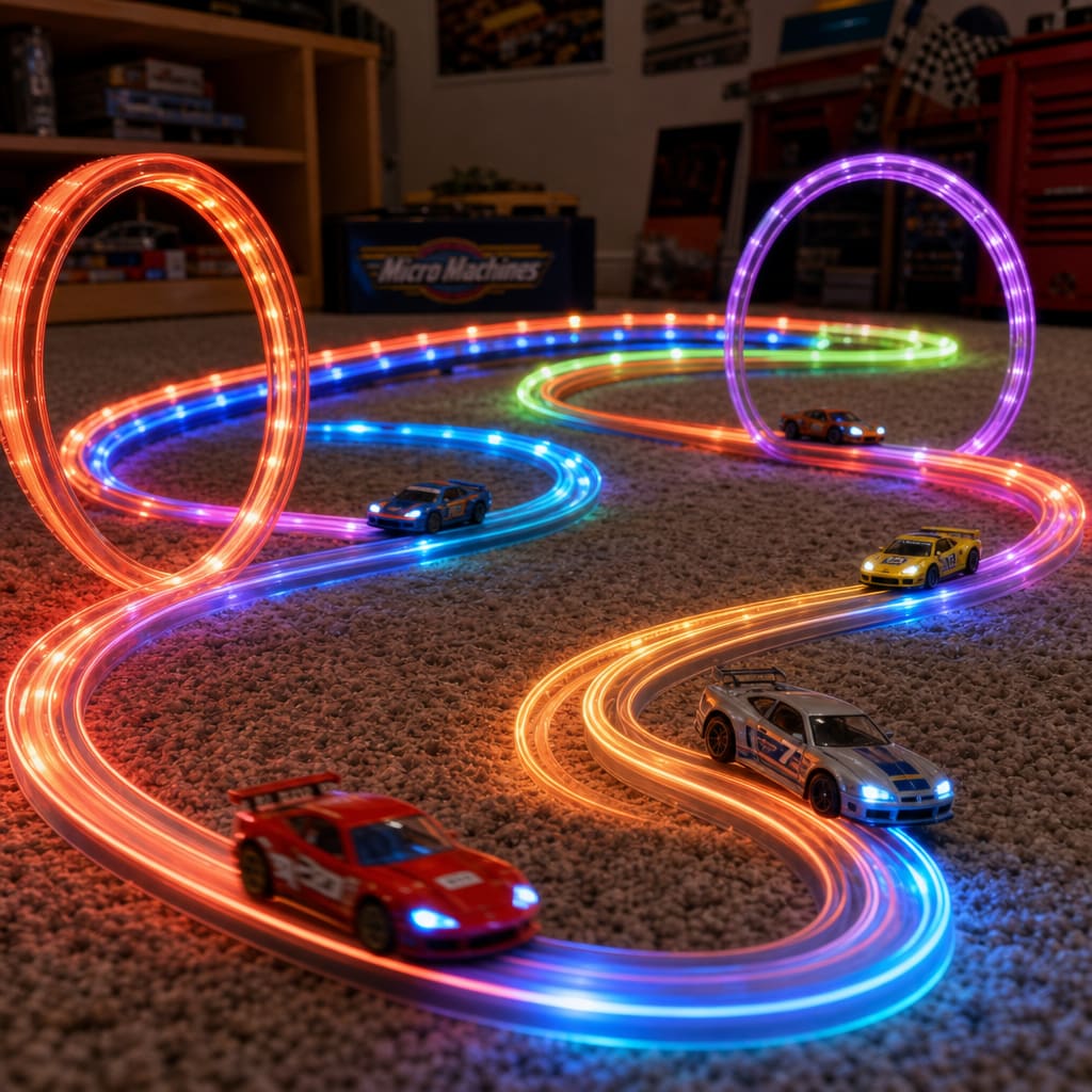 Meh: Daylight 24 LED Color Changing Ribbon Table Lamp with Remote Control